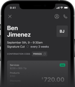 New mobile experience for barbers – Squire Barber Appointment & Booking App